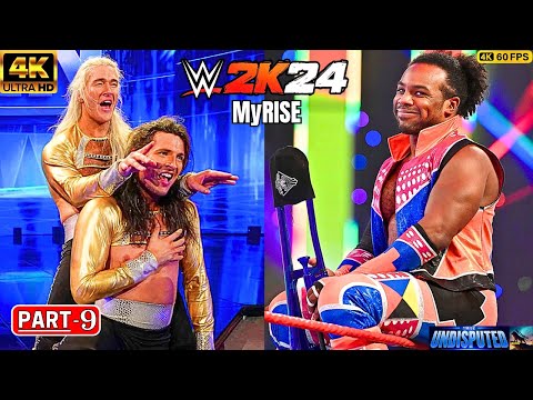 WWE 2K24 - MyRise Gameplay Walkthrough PART 9 [ 4K 60FPS PC ] - No Commentary ( FULL GAME )