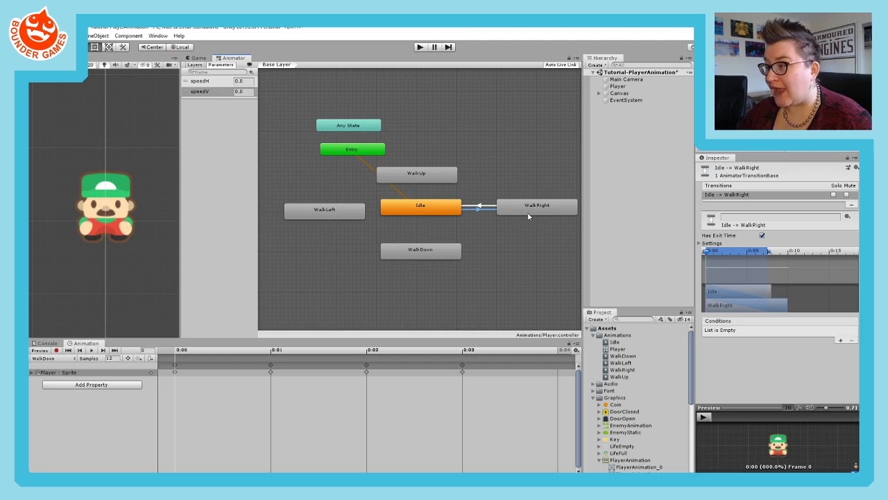 Unity Tutorial - Unity Features: Animator Controller