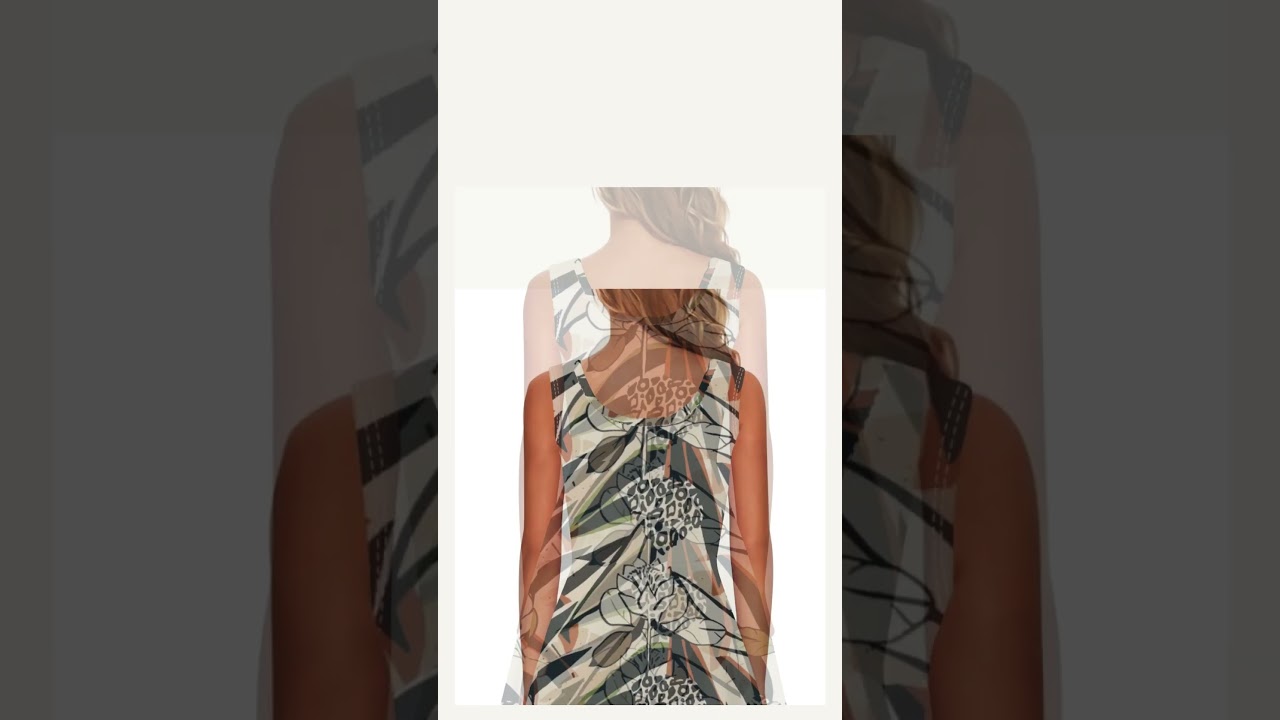 Vestido Floral Evasé «Jardín de Verano» - ¡El Vestido Tropical que Está Revolucionando el Verano!