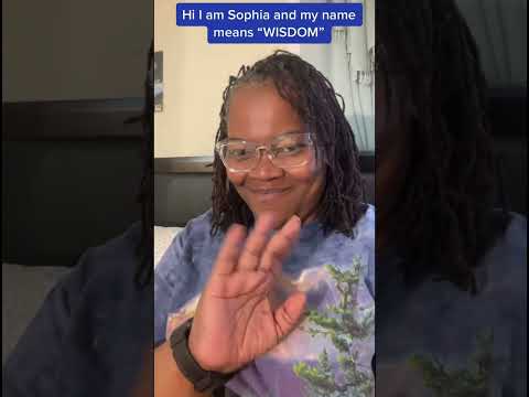 What does your name mean? #wisdom #sophia #name #monday
