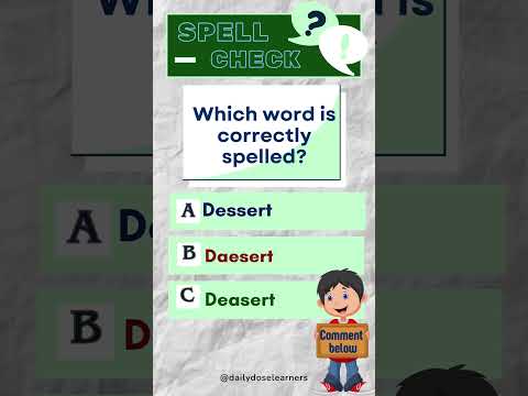 Spell check challenge Episode:16 💥⬇️Comment below the correct spelling ✌️😎