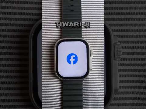 Facebook in T900 ultra smart watch me Code👍👍👍👍👍 #shorts #viral