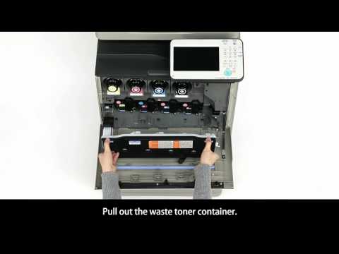 Canon iR-ADV C250i/C350i: Waste Toner Container Replacement