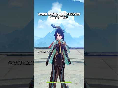 What's female characters have more physics in Genshin