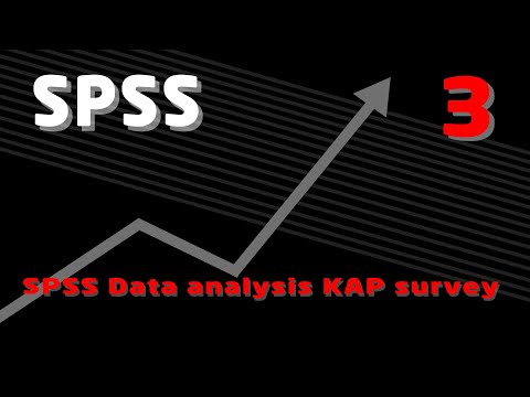 SPSS Data analysis KAP survey overview