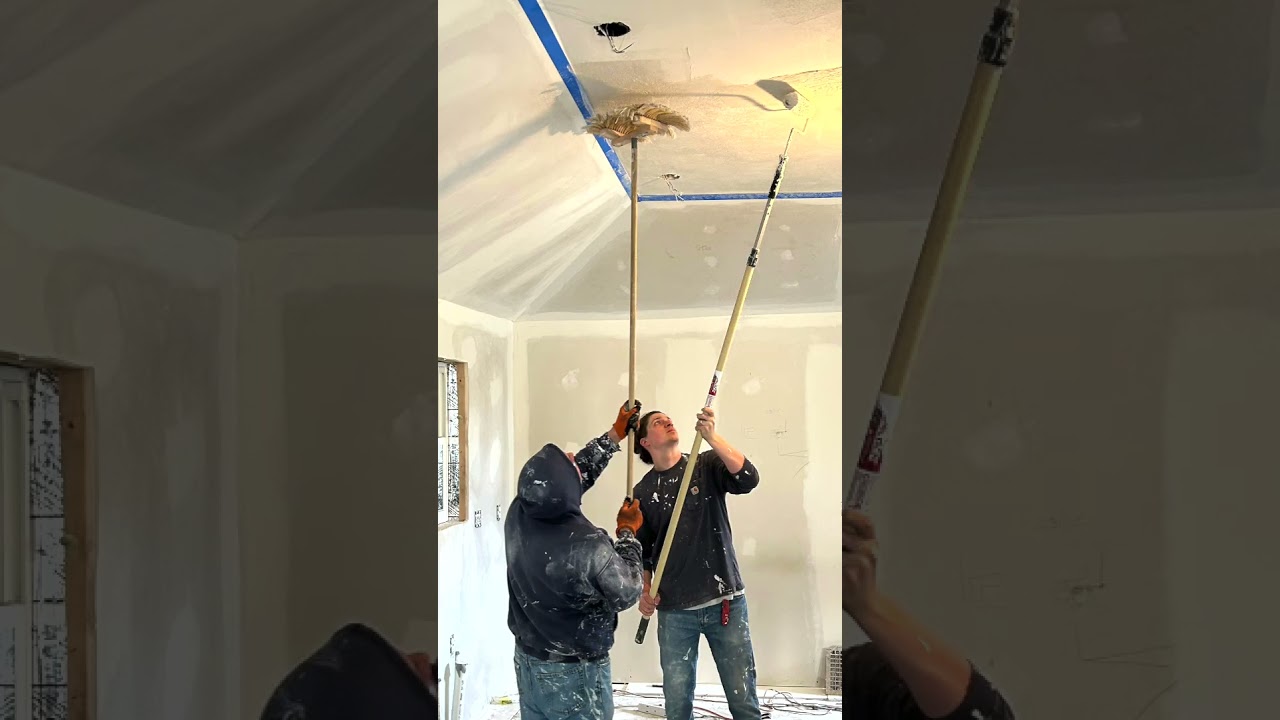 Easy Ceiling Texture | Fix an Ugly Ceiling