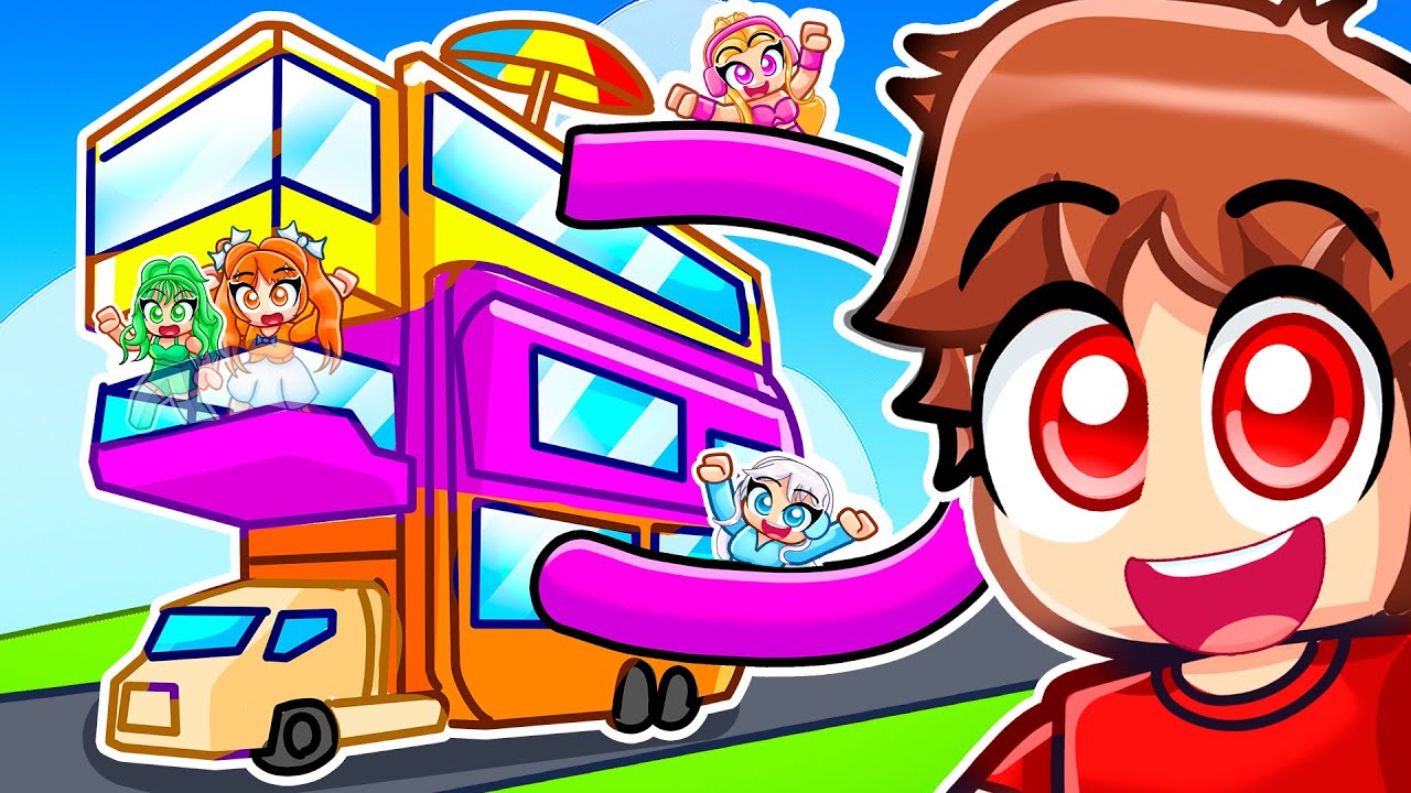 Spending $100,000 on a MAX LEVEL RV BUS With MY CRAZY FAN GIRLS...