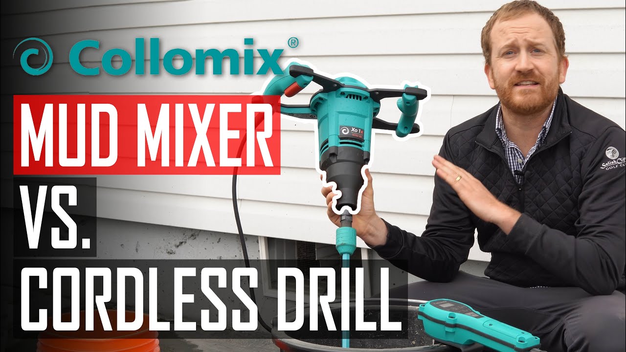 Stop using a drill driver for your mortar mixing!