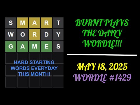 Wordle of the Day for 5/18/2025 Tips/Strategies And Answer | Wordle #1429