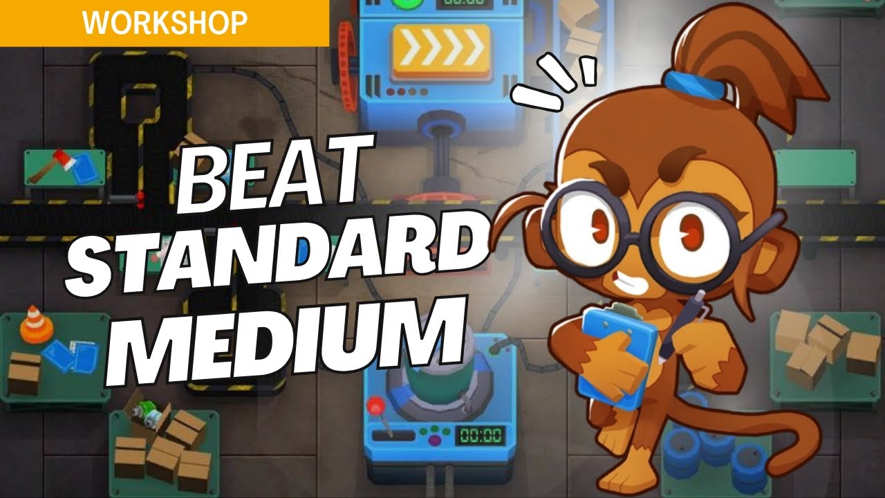 How to Beat Standard (Medium) on Workshop - BTD6 Strategy