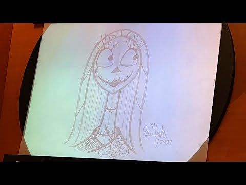 How to Draw Sally from Tim Burtonâs Nightmare Before Christmas (Disney Animation Academy FULL VIDEO)
