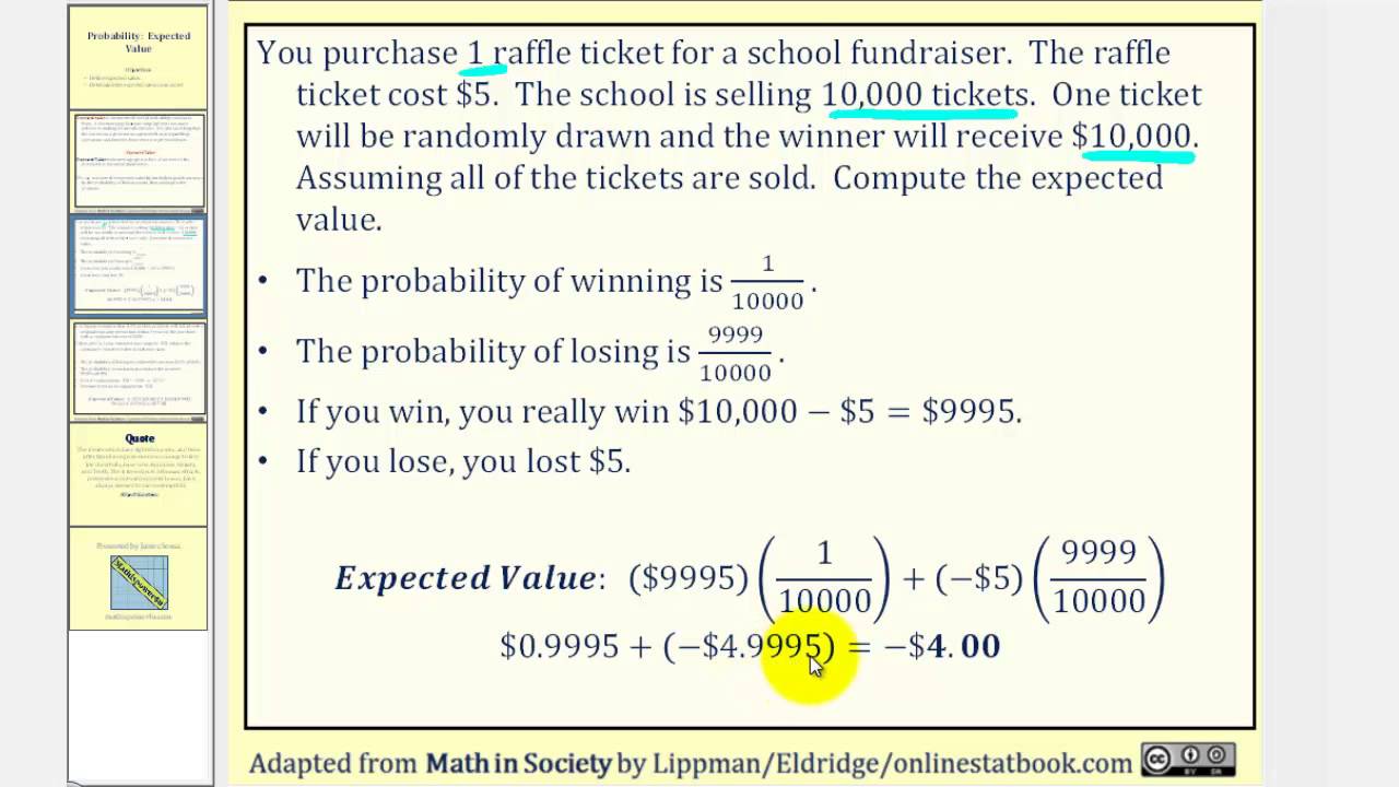 (New Version Available) Probability:  Expected Value