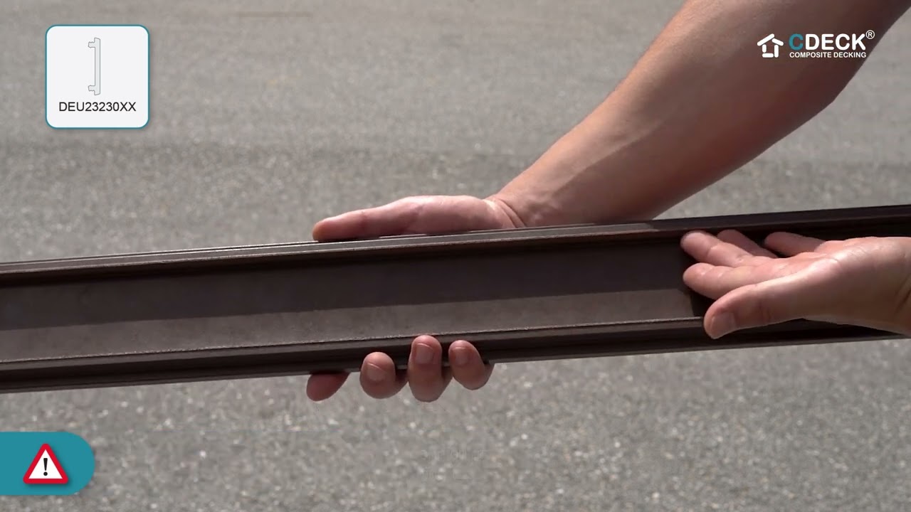 How to Install Finishing Pieces on CDECK Composite Decking? – Fasteners and End Boards Caps