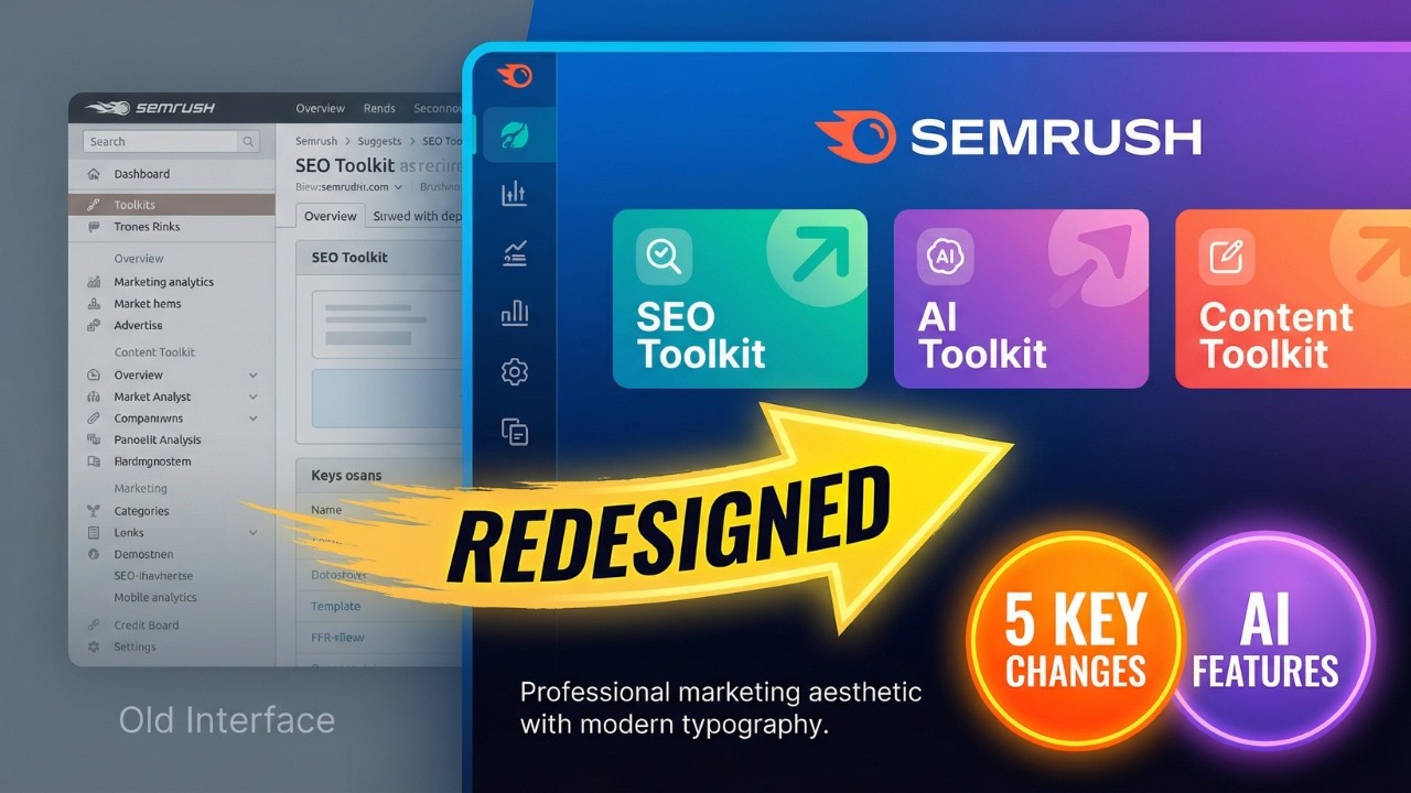 Semrush Platform Redesign 2026: New SEO Toolkit, AI Features & Team Collaboration Tools Explained