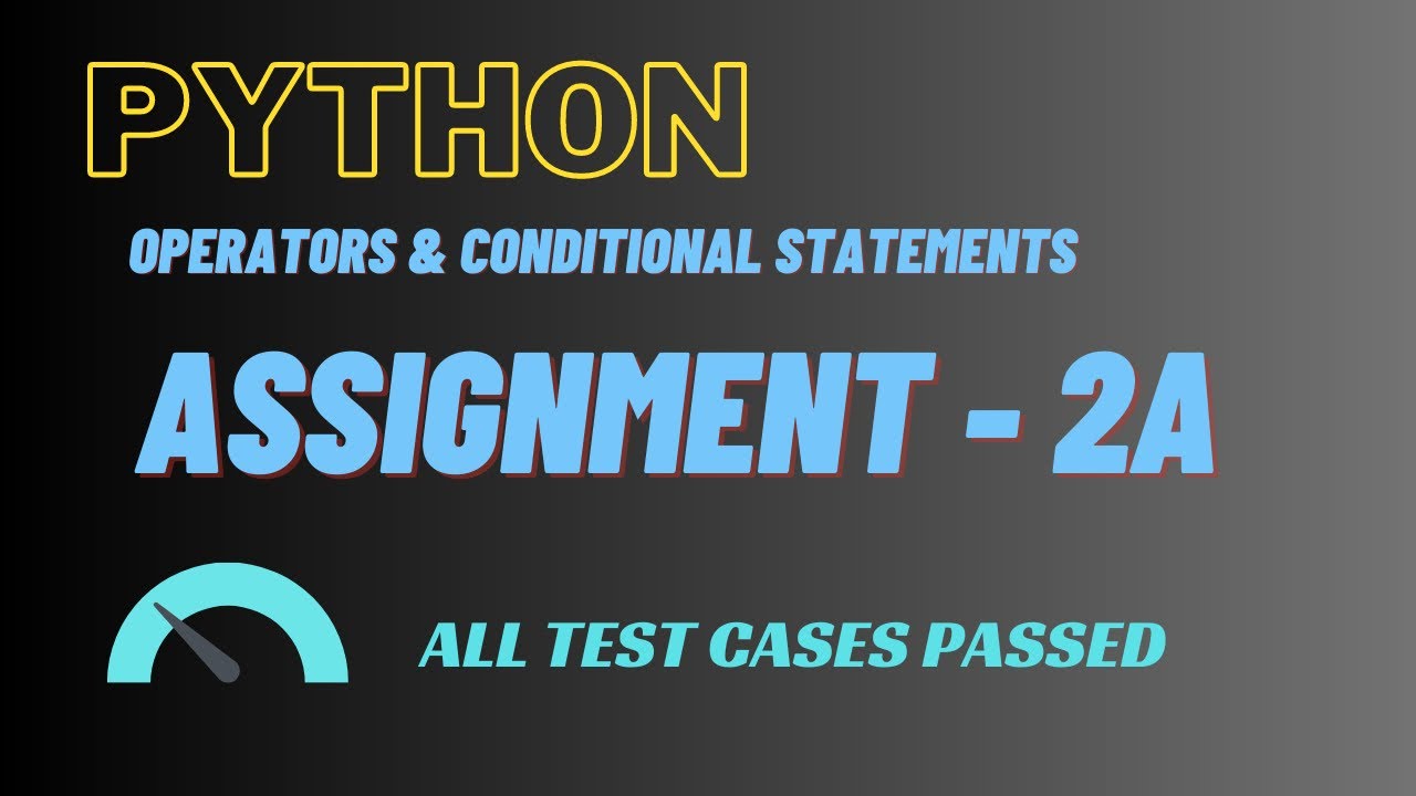 Operators & Conditional Statement | Assignment - 2 A | Python | Nxtwave | CCBP | #javascript