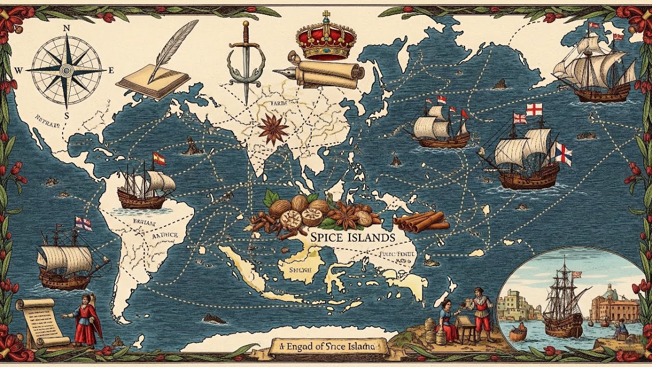 Spice Islands: The History of the World’s Legendary Nutmeg and Clove Islands #SpiceIslandsHistory