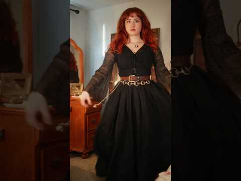 Styling a dark feminine fantasy inspired outfit #whimsigoth #styling