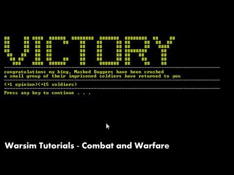 Steam Community :: Video :: Warsim Tutorials - Combat and Warfare