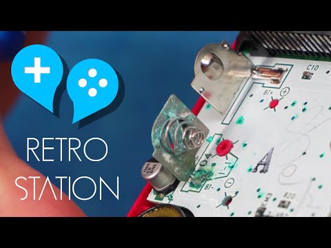 Gameboy Color "Not Booting" Corrosion Clean + Battery Terminal Replace