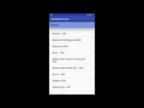 Android | ListView Widget