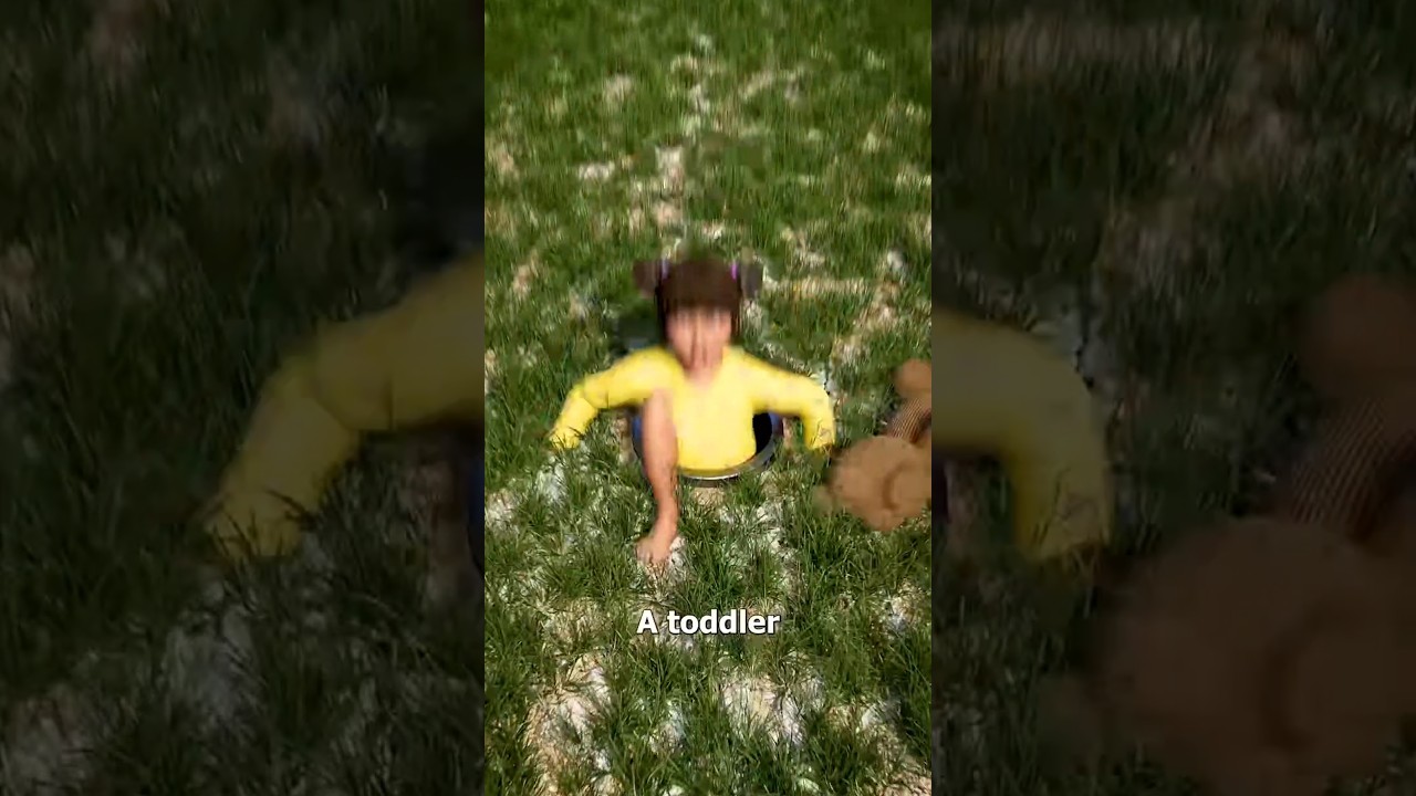 What really happens if a toddler falls down a bottomless pit...😳