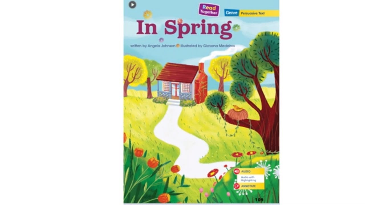 In Spring - Vocabulary from Unit 5, Lesson 3 of MyView Literacy Grade 1! 🌸🐦