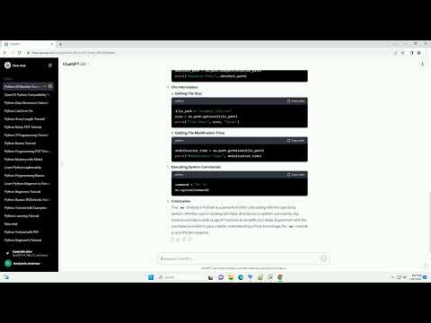 os module in python tutorial