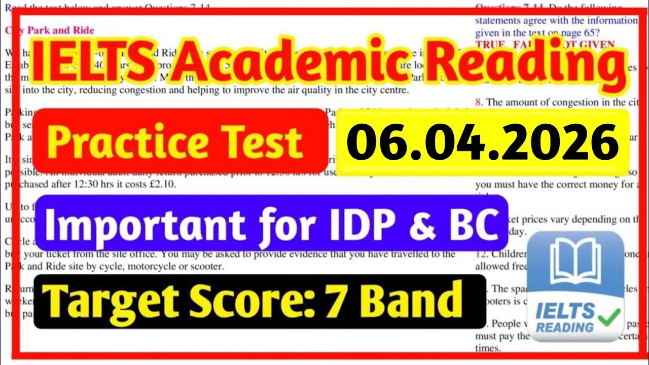 IELTS Reading Practice Test 2026 With Answers | IELTS Academic Reading Practice Test 2026