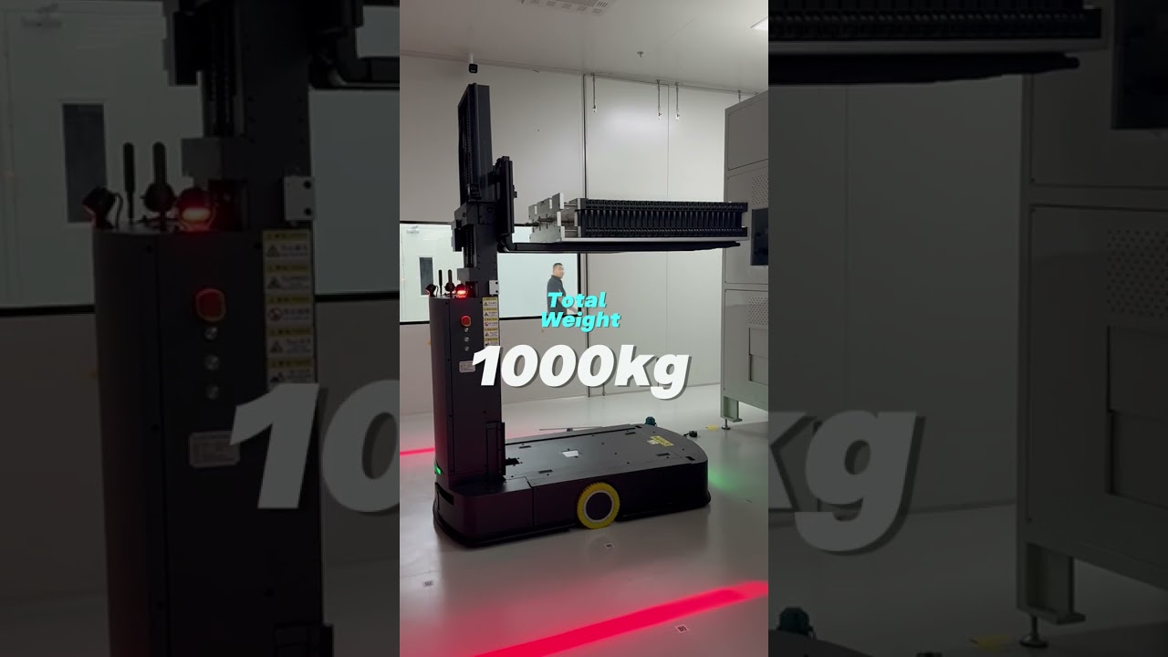 Vertical Warehouse Pallet Robot---smart, tall, flexible