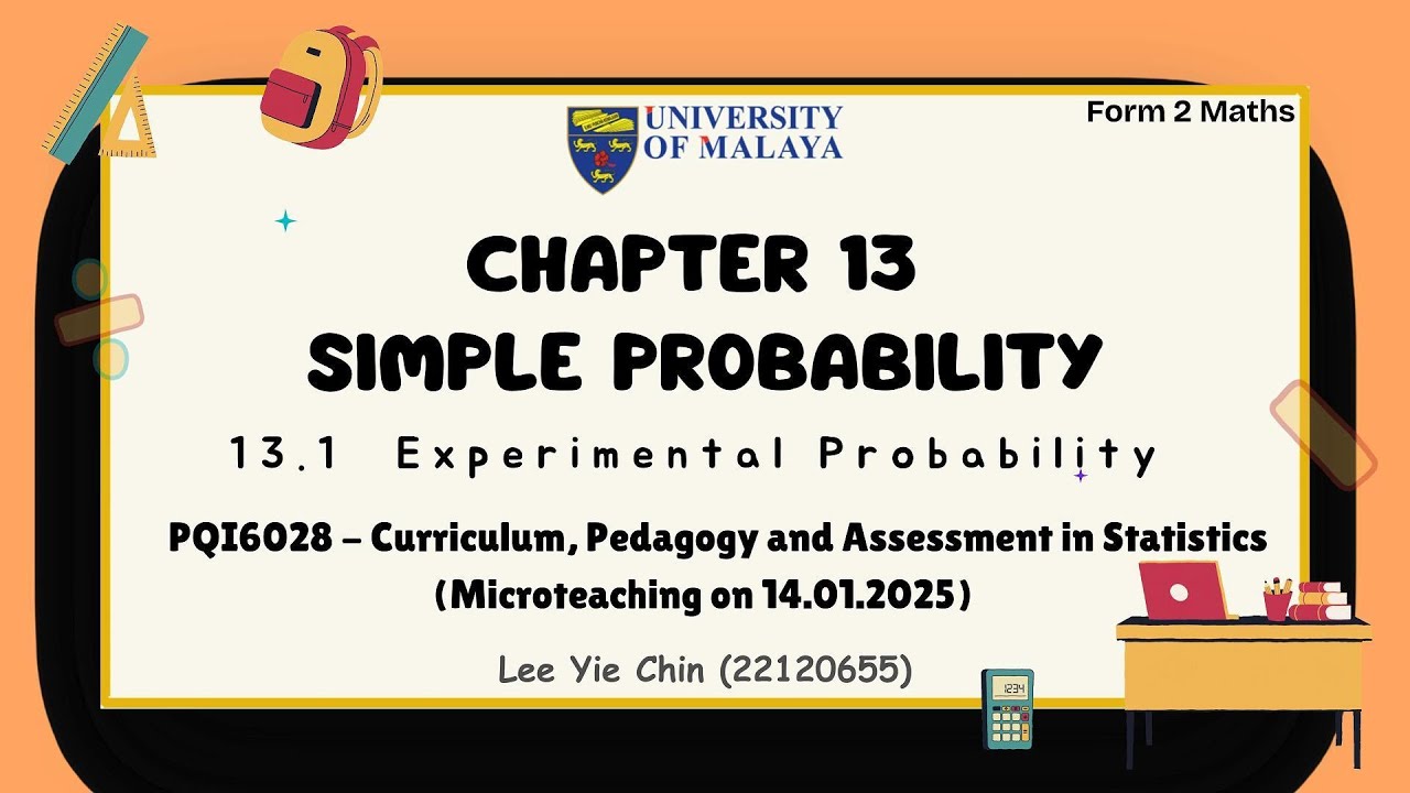 Microteaching - Chapter 13 Simple Probability (Maths)