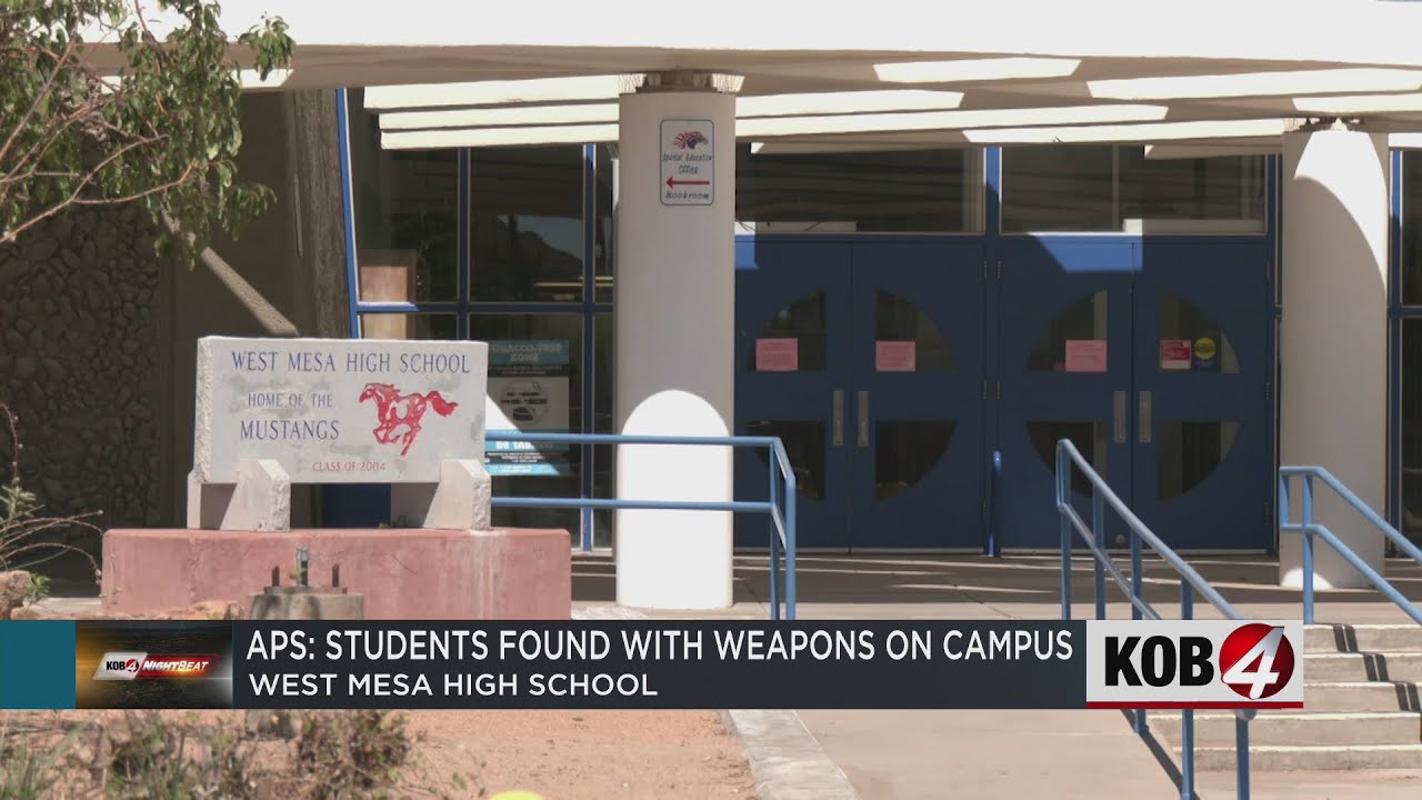 Two students charged, found with weapons on campus