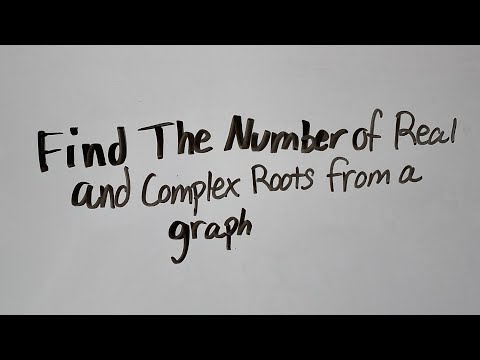 Find The Number of Real and Complex Roots From a Graph