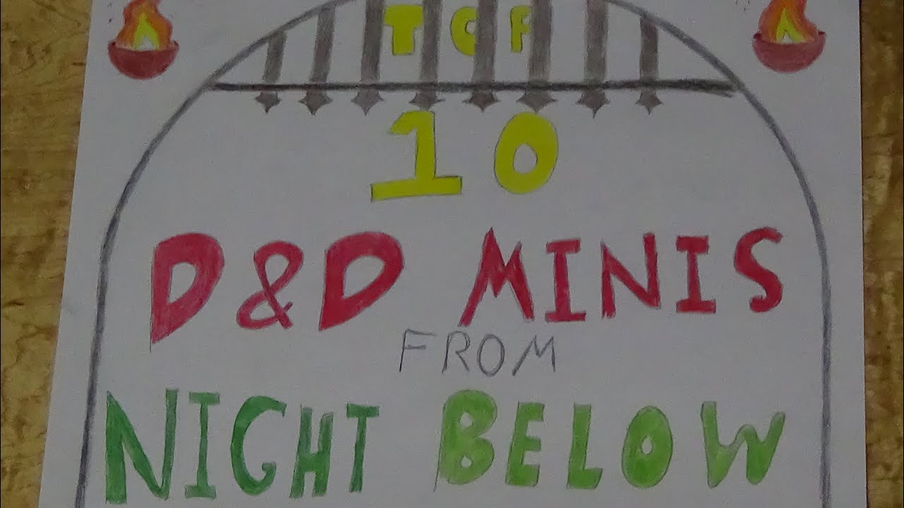 Top 10 D&D Miniatures from the Night Below Set
