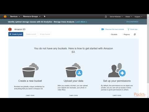 Learn Full Stack AWS Application Development Using the AWS Console to Create a S3 Bucket ...