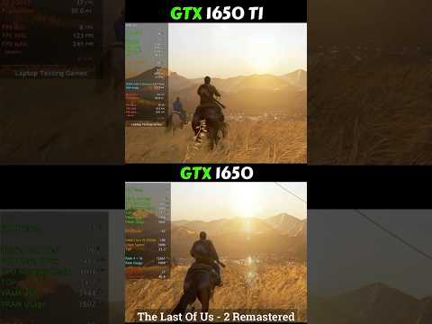 GTX 1650 vs 1650 Ti in The Last of Us Part II – SHOCKING FPS Difference!