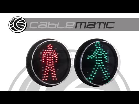 PrimeMatik - LED-Ampel für Ampel IP65 200mm 12-24V Fußgängerrot