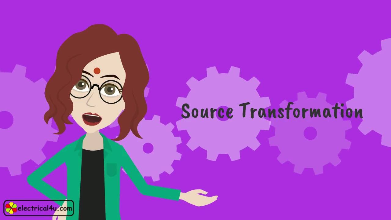 Source Transformation: Current to Voltage (Circuit Analysis)