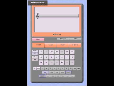 Musi-Cal (Music Calculator) Demo