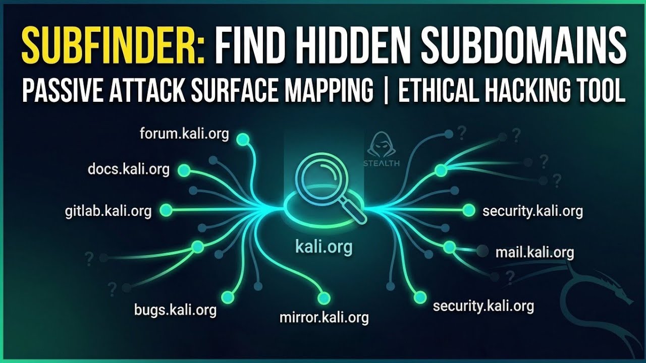 🕵️‍♂️ Subfinder Tutorial: The Ultimate Subdomain Enumeration Tool for Bug Bounty! 🌐