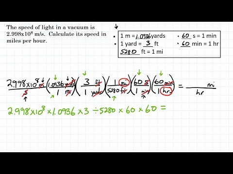 What is the Speed of Light in mph?