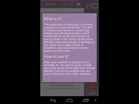 Central Vision Test Redesigned