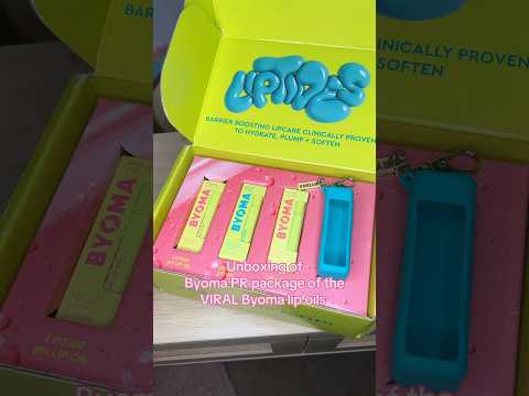 It’s the VIRAL BYOMA LIP OIL #shorts #unboxing #byoma @byomaofficial