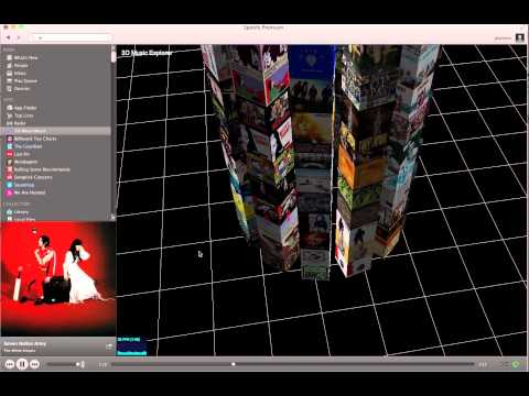 3D Spotify Music Explorer | Music Machinery
