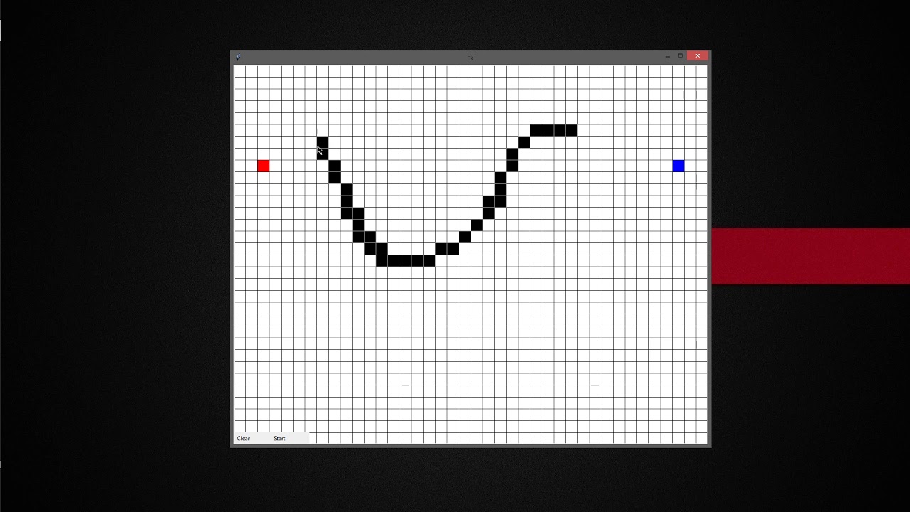 BFS path finding visualizer in python |python for beginners