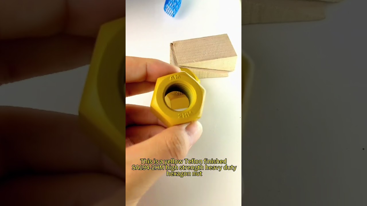 ASTM A194 2HM Yellow Heavy Hex Nut
