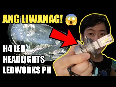 LED LIGHTS FOR CARS PHILIPPINES | LAZADA UNBOXING - H4 LED CAR HEADLIGHTS - LEDWORKS PHILIPPINES
