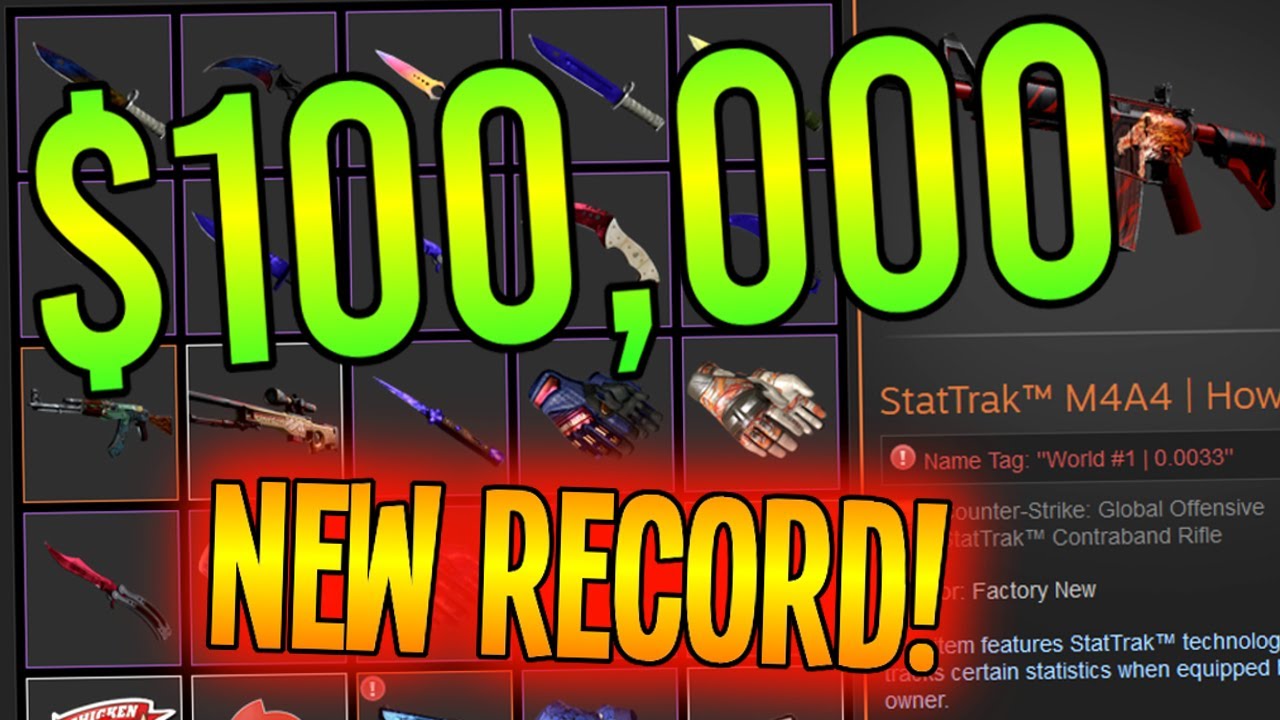 M4A4 HOWL SELLS FOR $100K! ($250,000+ CS GO Inventory Showcase)