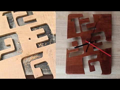 how to make a clock from wood