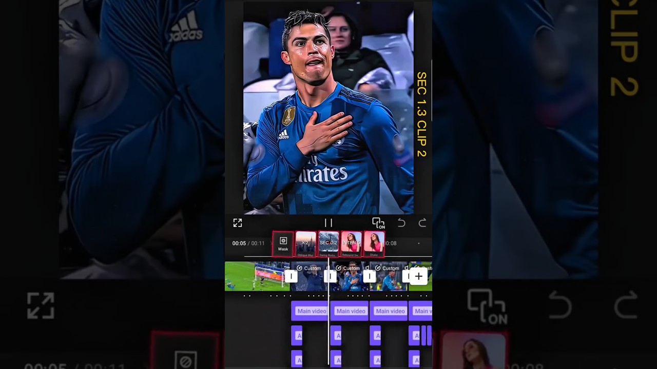 Cristiano ronaldo edit tutorial capcut #shorts #cr7 #capcuttutorial