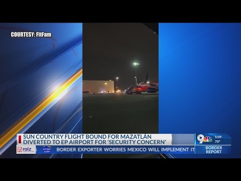 ‘Threatening note’ diverts Sun Country flight to El Paso